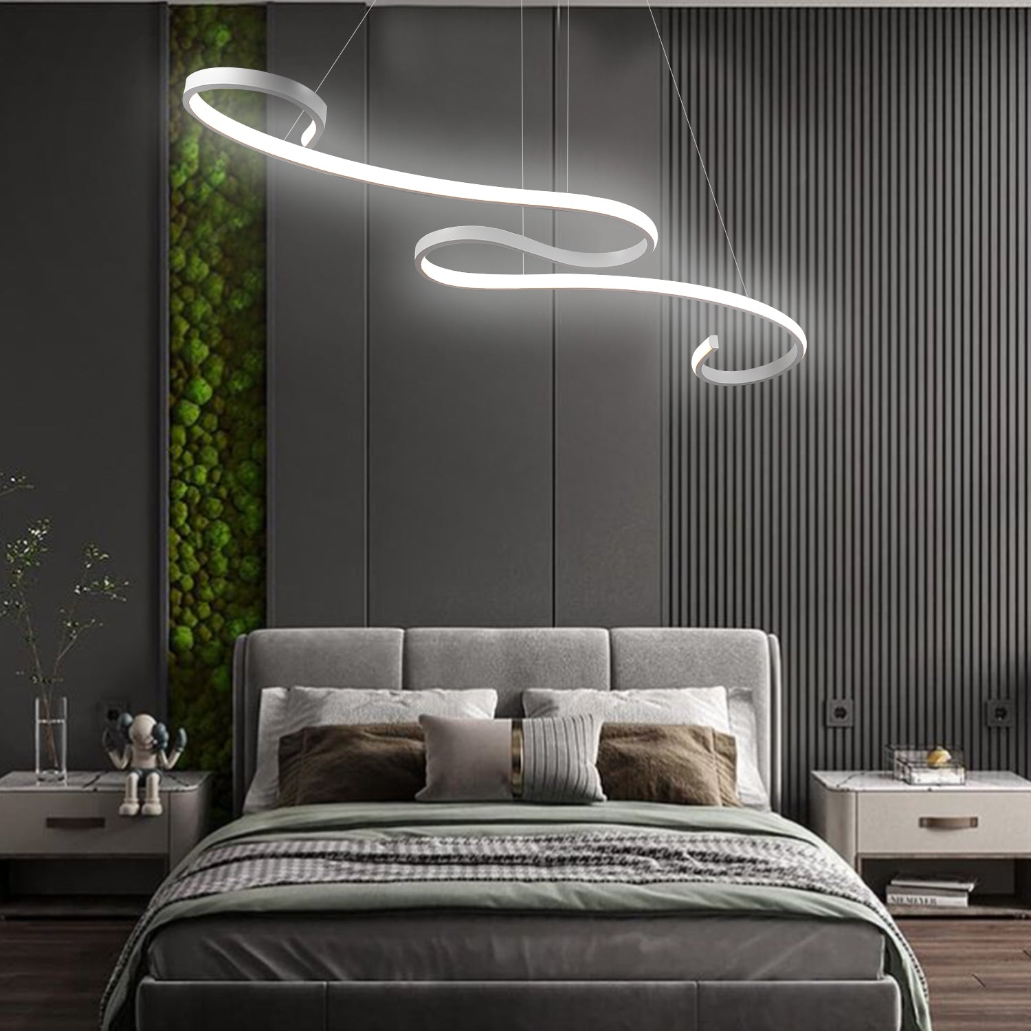 Ares - Lampadario Led a Sospensione 3000LM 45W 100cm – Arcadia