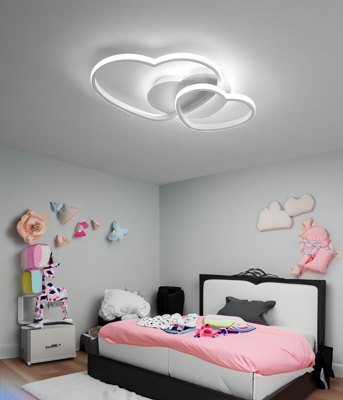 Eros - Lampadario Led a Plafoniera 3500LM 52W 70cm – Arcadia